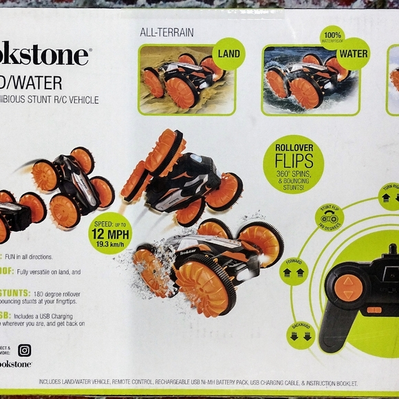 Brookstone | Toys | Brookstone Land Water High Speed Amphibious Stunt ...